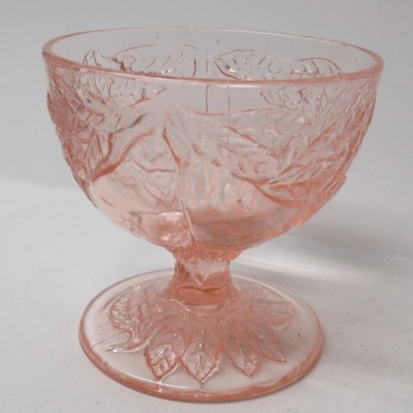Indiana Glass | Dining | Indiana Depression Glass Pink Avocado 3 2 Inch ...